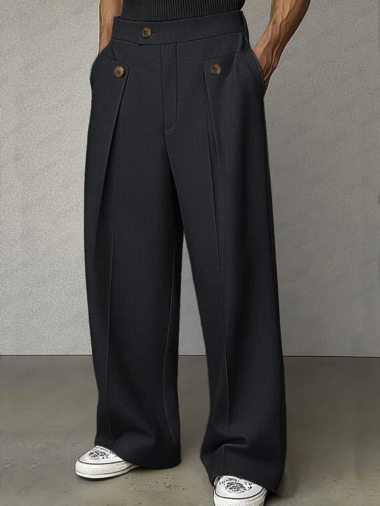 Anikia - Wide-Leg Dress Pants with Pleats – Nkosi-Capetown