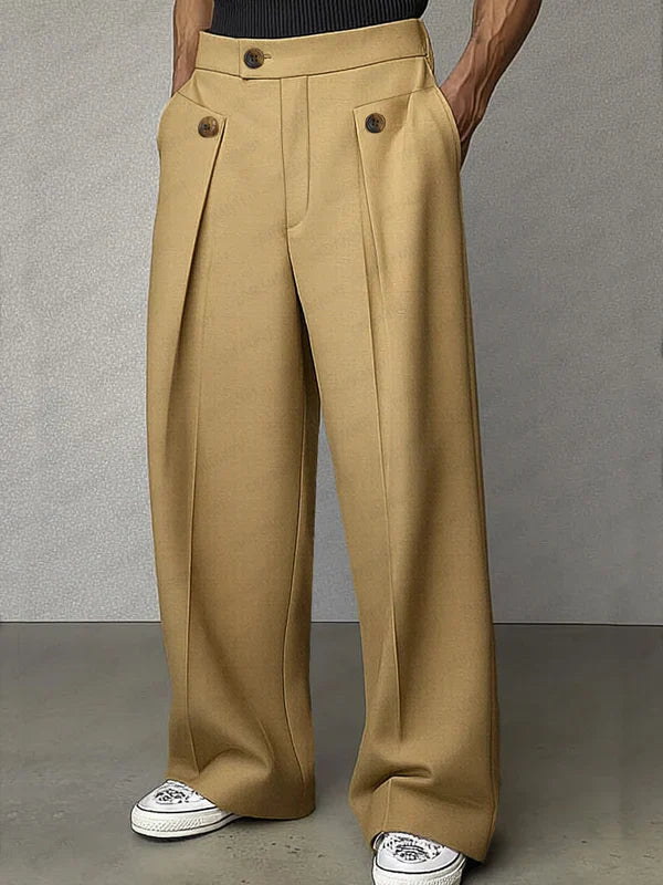 Anikia - Wide-Leg Dress Pants with Pleats – Nkosi-Capetown